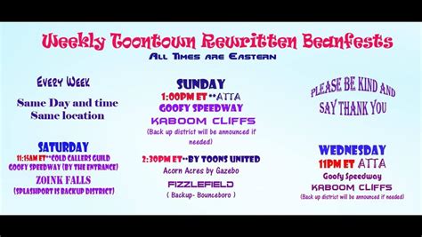 Weekly Beanfests Reposting Again For Others Rtoontown