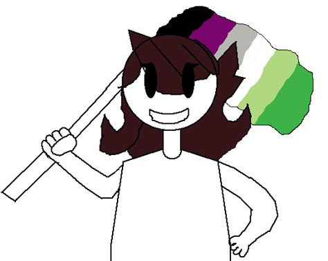 Jaiden Animations Aro Ace Flag By Gamingchilihedgehog On Deviantart