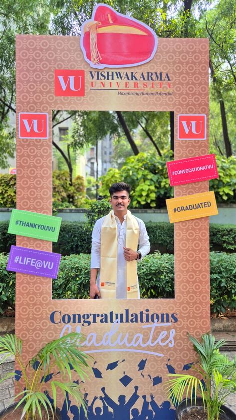 Vishal Patil On Linkedin Convocationday Lifeatvu Graduated Convocationvu Thankyouvu