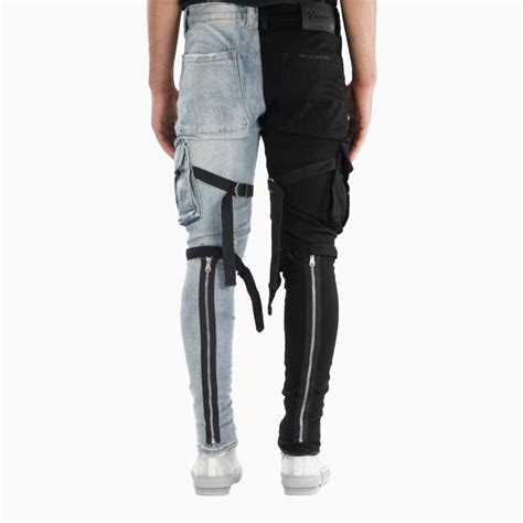 Valabasas Mens Skinny Denim Jeans Pant