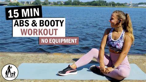15 Min Abs And Booty Workout No Equipment Youtube