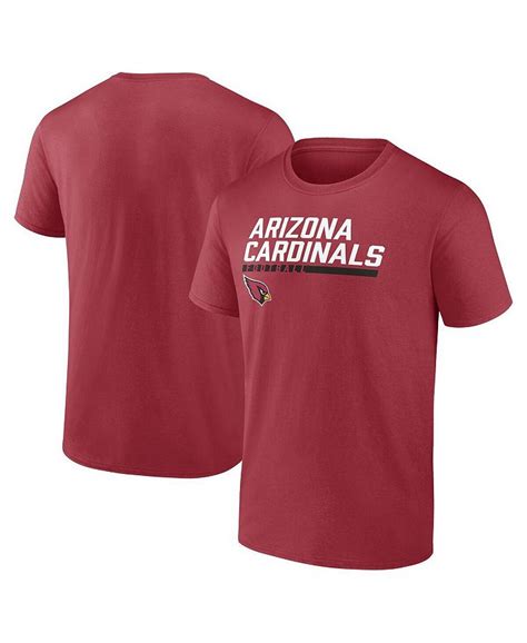Fanatics Mens Cardinal Arizona Cardinals Stacked T Shirt Macys