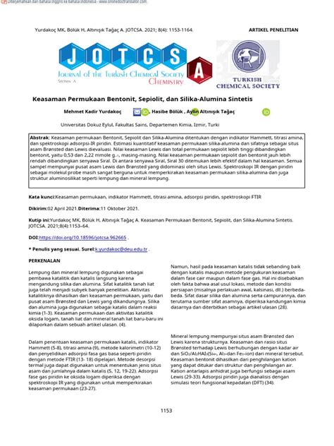Surface Acidity 2021 Turkey Enid Pdf