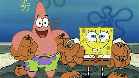 Spongebob Dan Patrick Gambar Stiker
