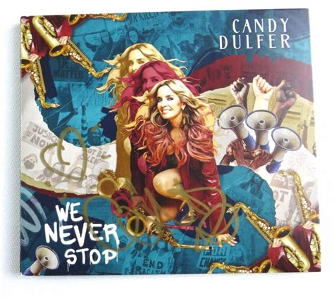 Candy Dulfer Signed Autographed Cd Cover We Never Stop Beckett Coa Ebay