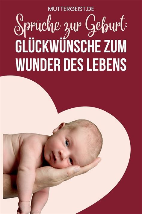 Sprüche Zur Geburt Glückwünsche Zum Wunder Des Lebens Artofit