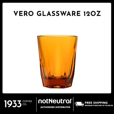 Notneutral Vero 12oz Latte Coffee Mug Handmade Glass Coffee Cup