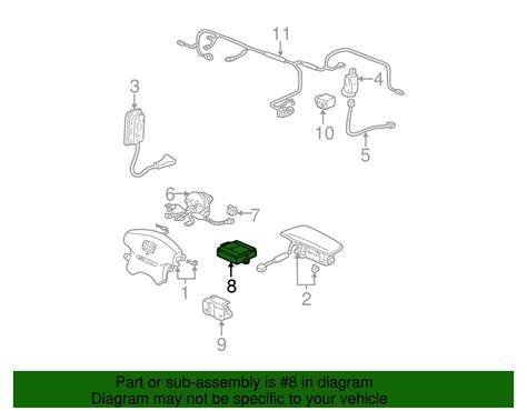 77960 S0x 305 2002 2003 Honda Odyssey Unit Assembly Srs Honda Parts Cheap