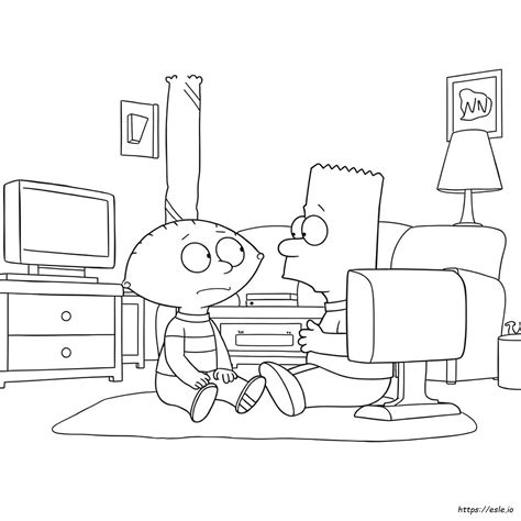 Coloriage Stewie Et Brian