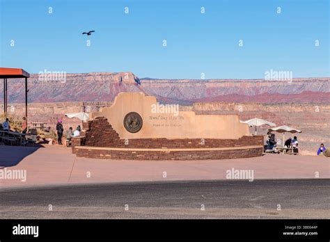 Entrance Sign At Grand Canyon West On The Hualapai Native American