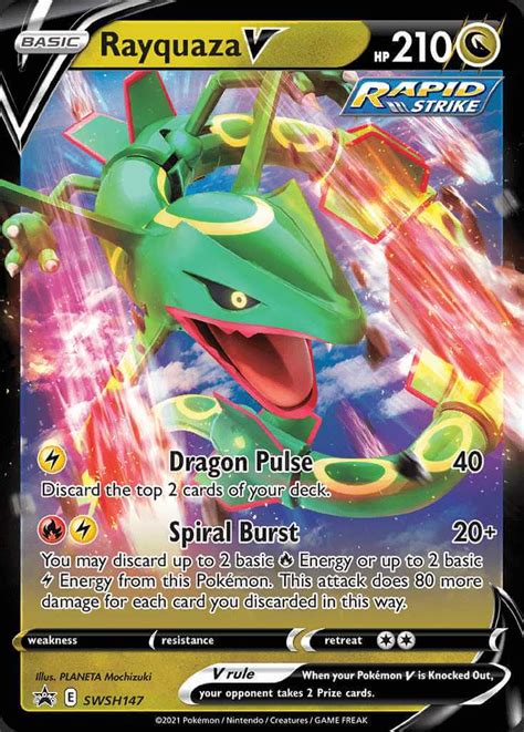 Rayquaza V Swshp Swsh147 Pokemoncard