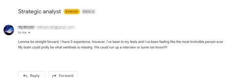 Sentinels On Twitter Still Going Through Analyst Applications God Help Us