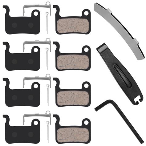 Pacytion 4 Pairs Bike Brake Pads With 3 Installation Tools