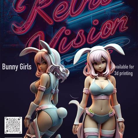 💬 Anime Bunny Girls・free 3d File For 3d Printing・cults