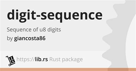 Digitsequence — Data Structures In Rust Librs