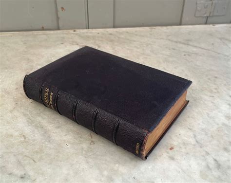 Antique Holy Bible Revised Version Dated 1885 Etsy