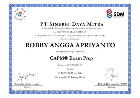 Projectmanagement Capm Professionalgrowth Cyviz Angga Apriyanto