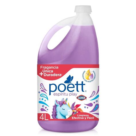 Limpiador Multiusos Aromatizante Poett Espiritu Play 4 L Walmart