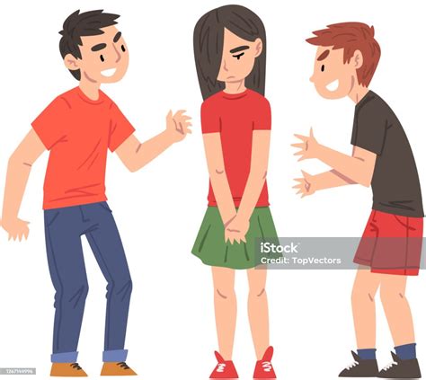 Girl Bully Cartoon