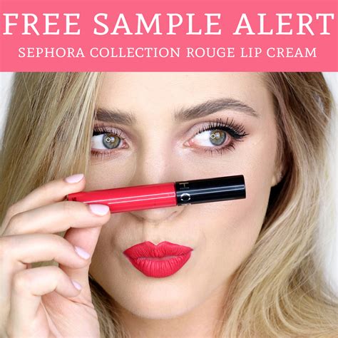 Hurry Free Sample Sephora Collection Rouge Lip Cream Deal Hunting Babe