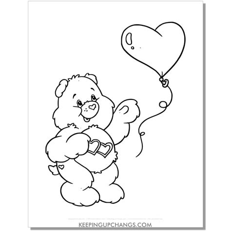 Love Care Bear Coloring Pages Page 26 Care Bear Coloring Pages
