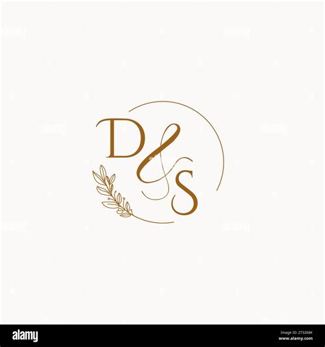 Ds Initial Wedding Monogram Logo Design Ideas Stock Vector Image And Art