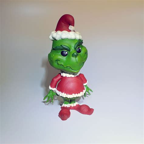 Stl File An Articulated Mini Grinch No Supports Needed 🎄・design To Download And 3d Print・cults