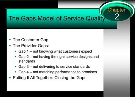 Gap Model Of Service Quality Pptx Sales Business