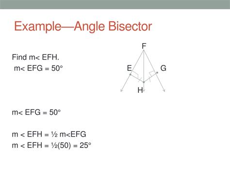 Ppt Perpendicular And Angle Bisectors Powerpoint Presentation Free