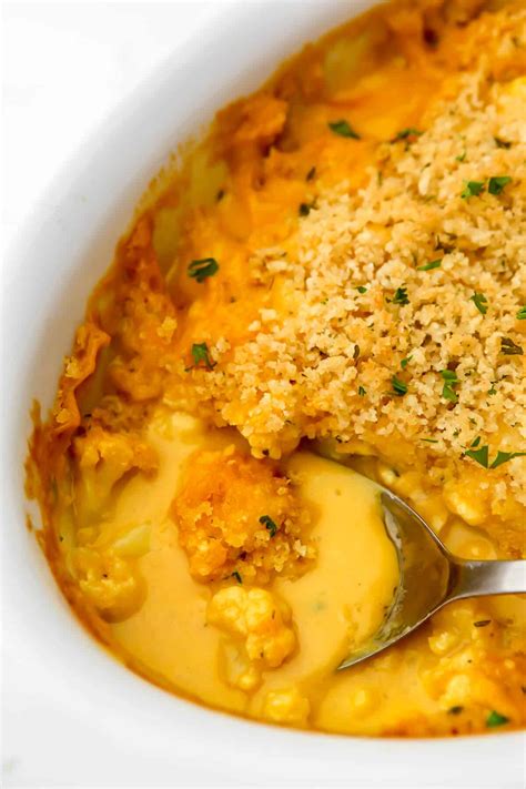 Vegan Cauliflower Cheese Casserole The Hidden Veggies