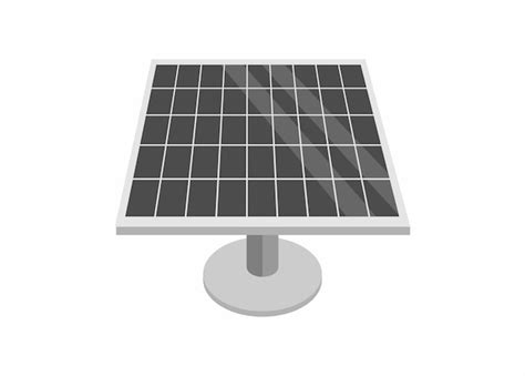 Premium Vector Solar Panel Simple Flat Illustration In Perspective View