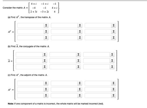 Solved Consider The Matrix