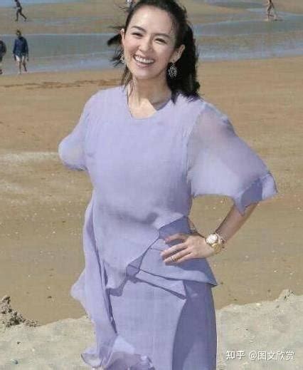 章子怡海滩照曝光 知乎