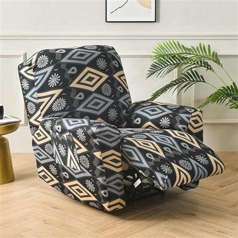Fansu Housse De Fauteuil Relax Extensible 1 Places Mode 3d Impression