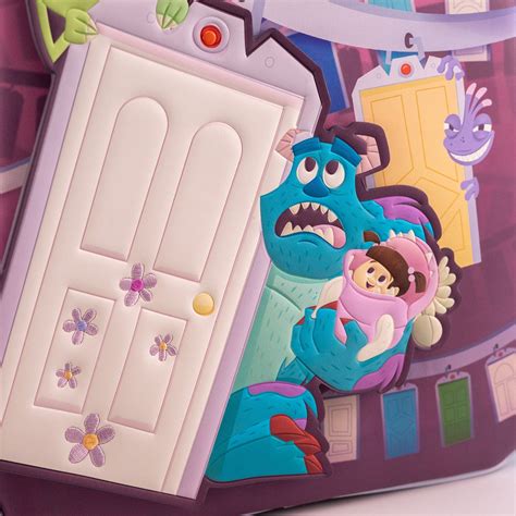 Loungefly X Disney Pixar Monsters Inc Mike And Sulley Door Scene Mini