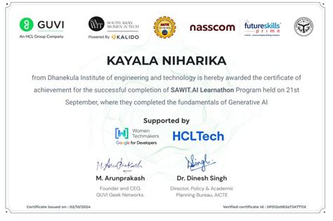niharika kayala on linkedin traditionalai generativeai generativeai generativeai guvi