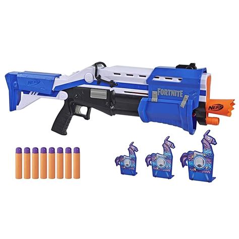 Buy Nerf Fortnite Ts Blaster Pump Action Dart Blaster 8 Official