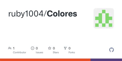 GitHub Ruby Colores