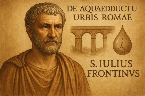Sextus Iulius Frontinus — Comisarul Apelor în Roma Antică Detectivii