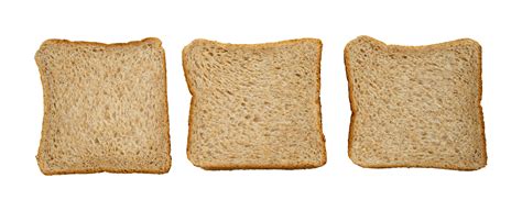 Three Slice Bread In Flat Lay 24188580 Png