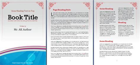 Free Printable Booklet Templates For Ms Word