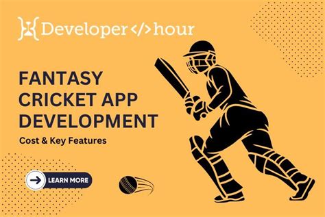fantasy cricket app development cost and key features 2023
