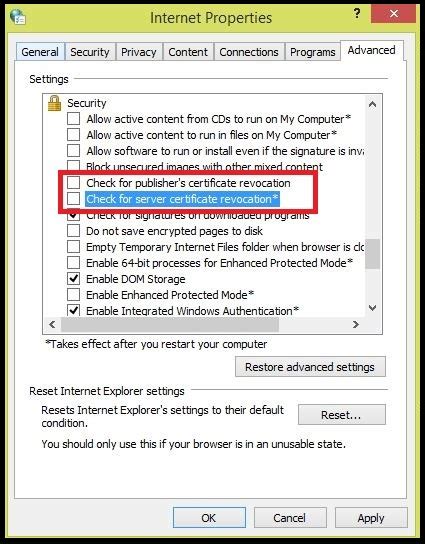 Agent Error The Security Certificate For This Site Has Been Revoked