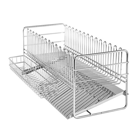 Dショッピング 水切りラック Tsubame 水切りバスケット ショート （ 日本製 ステンレス カトラリーポケット付き シンク上 スリム 水切りかご 水切り コンパクト 水切りカゴ