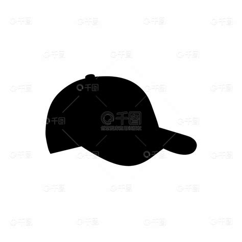 百搭ai数字艺术 一顶鸭舌帽剪影矢量图 Ai图片免费下载格式8192像素编号72019207 千图网