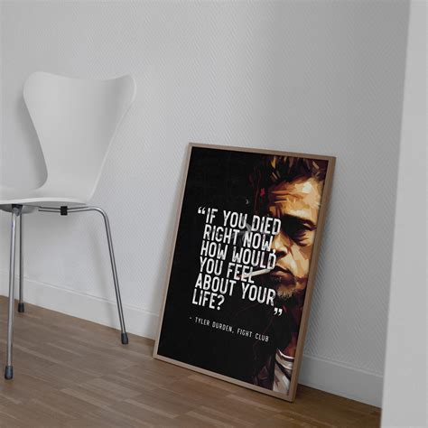 Fight Club Poster Movie Poster Man Cave Movie T For Him Printable