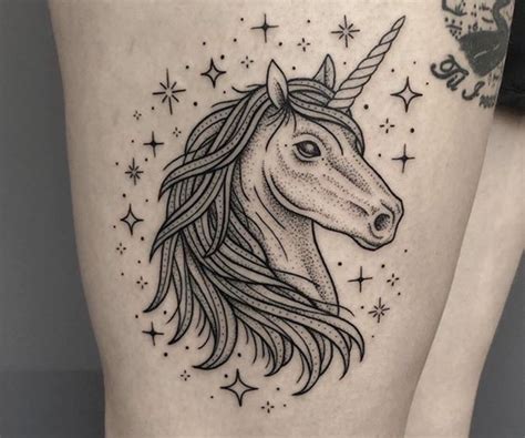 Pin By Angel Baggett On Ink And Art Unicorn Tattoos Unicorn Tattoo