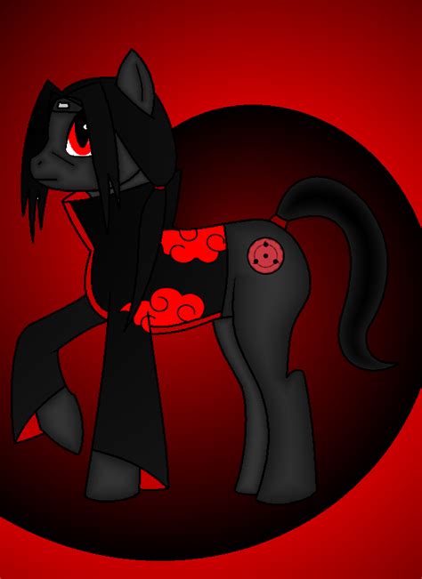 Itachi Pony By Raphaelatheturtel On Deviantart