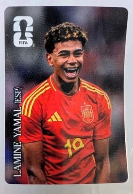 Panini Fifa World Cup 2026 Sticker Coca Cola Lamine Yamal