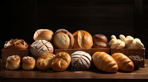 Premium Photo Bread Assorted Bakery Carbs